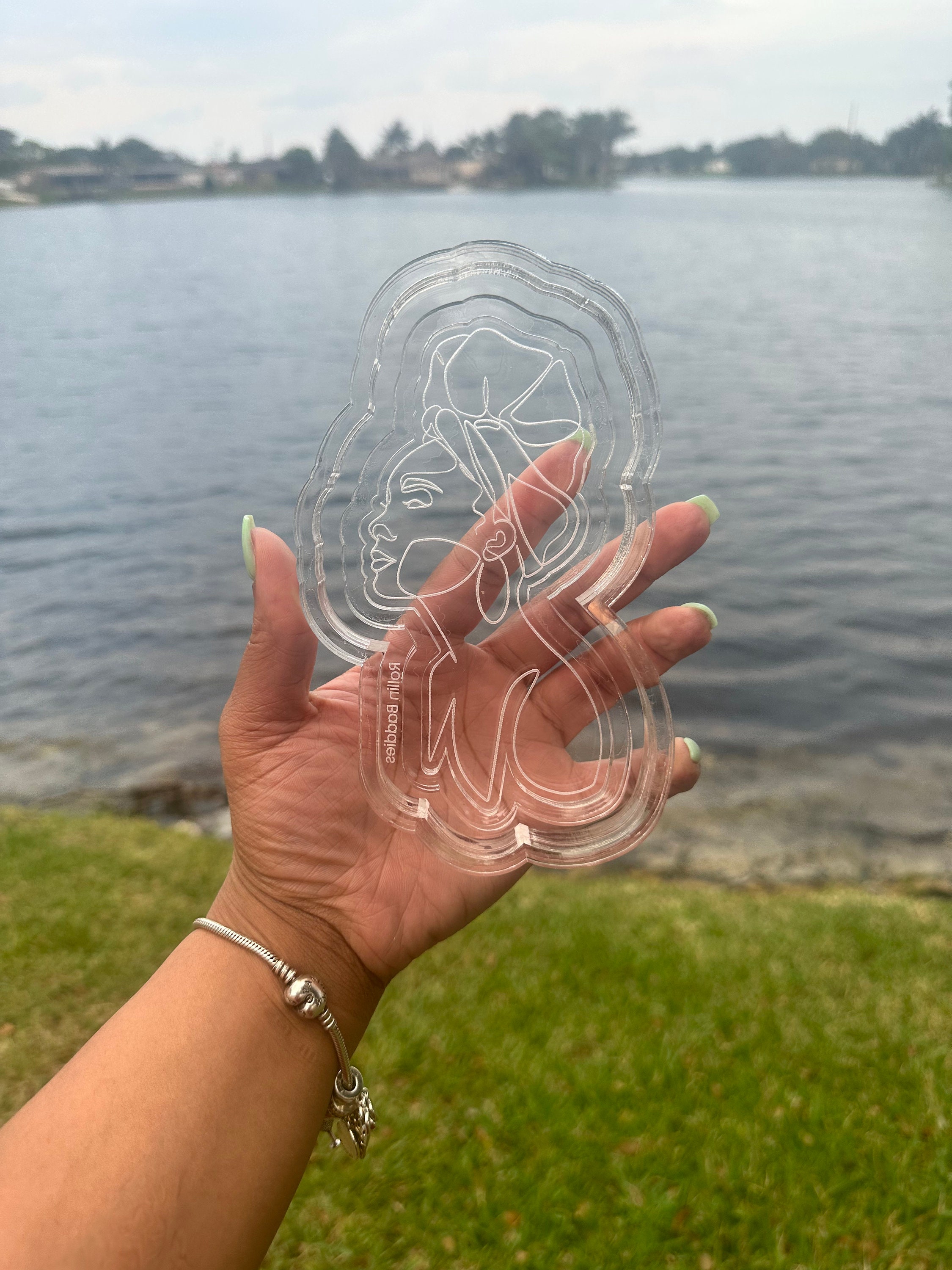 Woman Diva in Head Wrap One Line Art Trinket Tray Handmade - Etsy