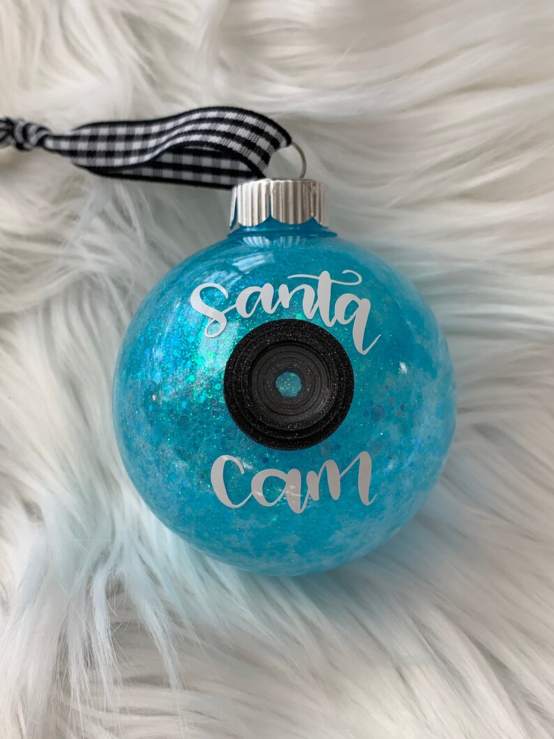Santa Cam Ornament With Realistic Lens - Etsy