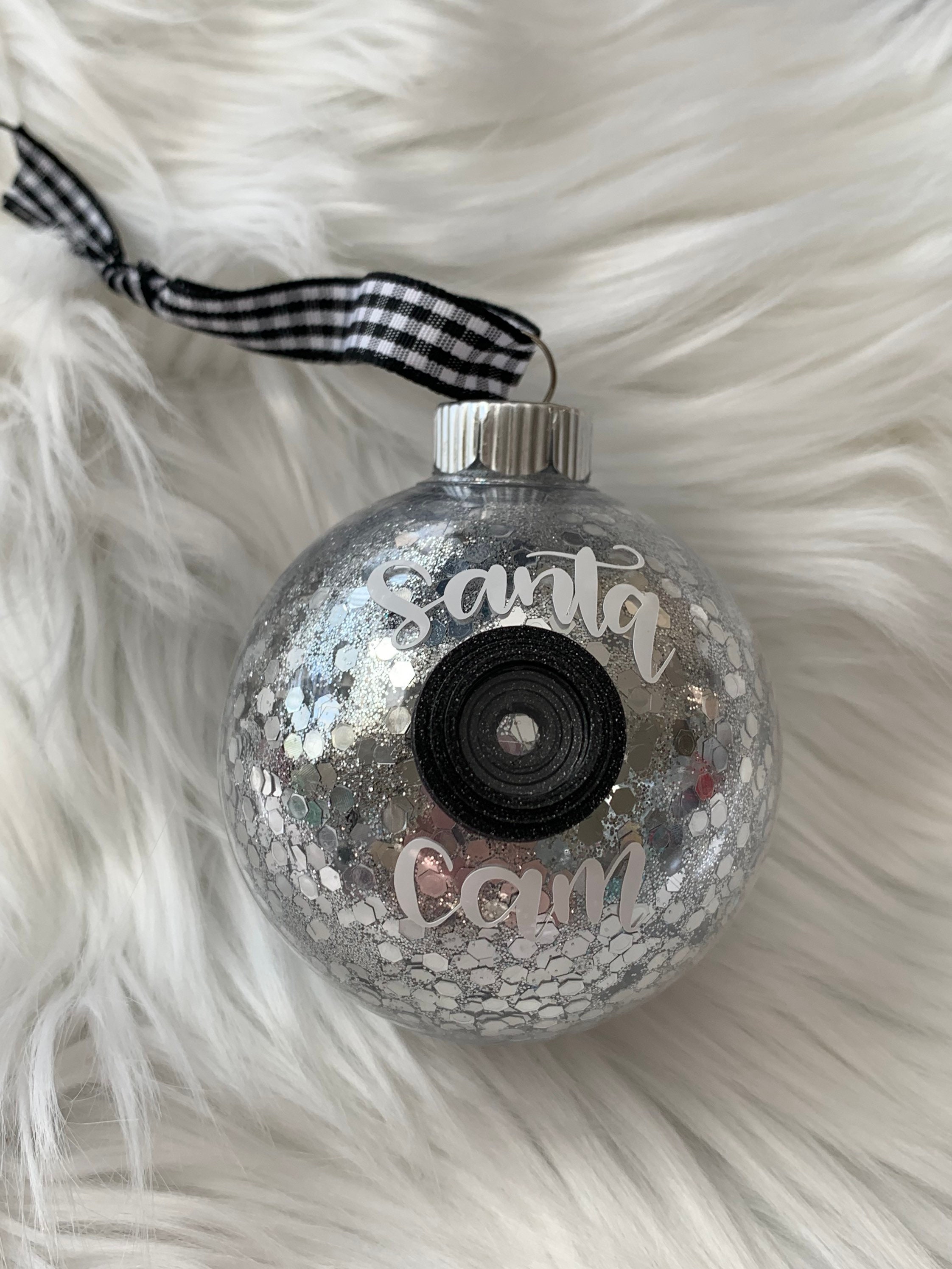 Santa Cam Ornament With Realistic Lens - Etsy