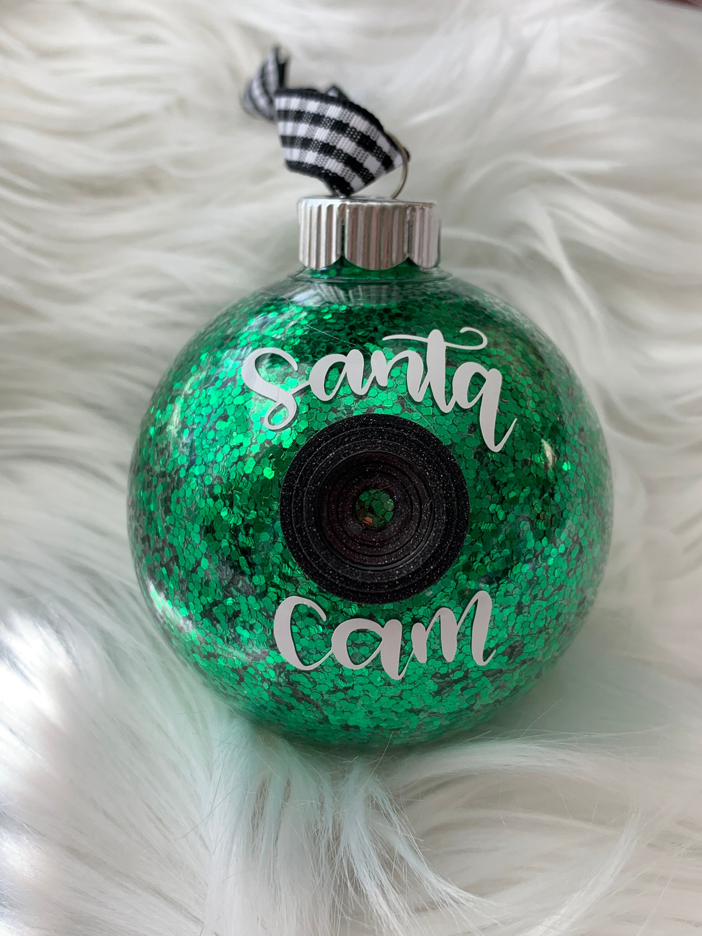 Santa Cam Ornament With Realistic Lens - Etsy