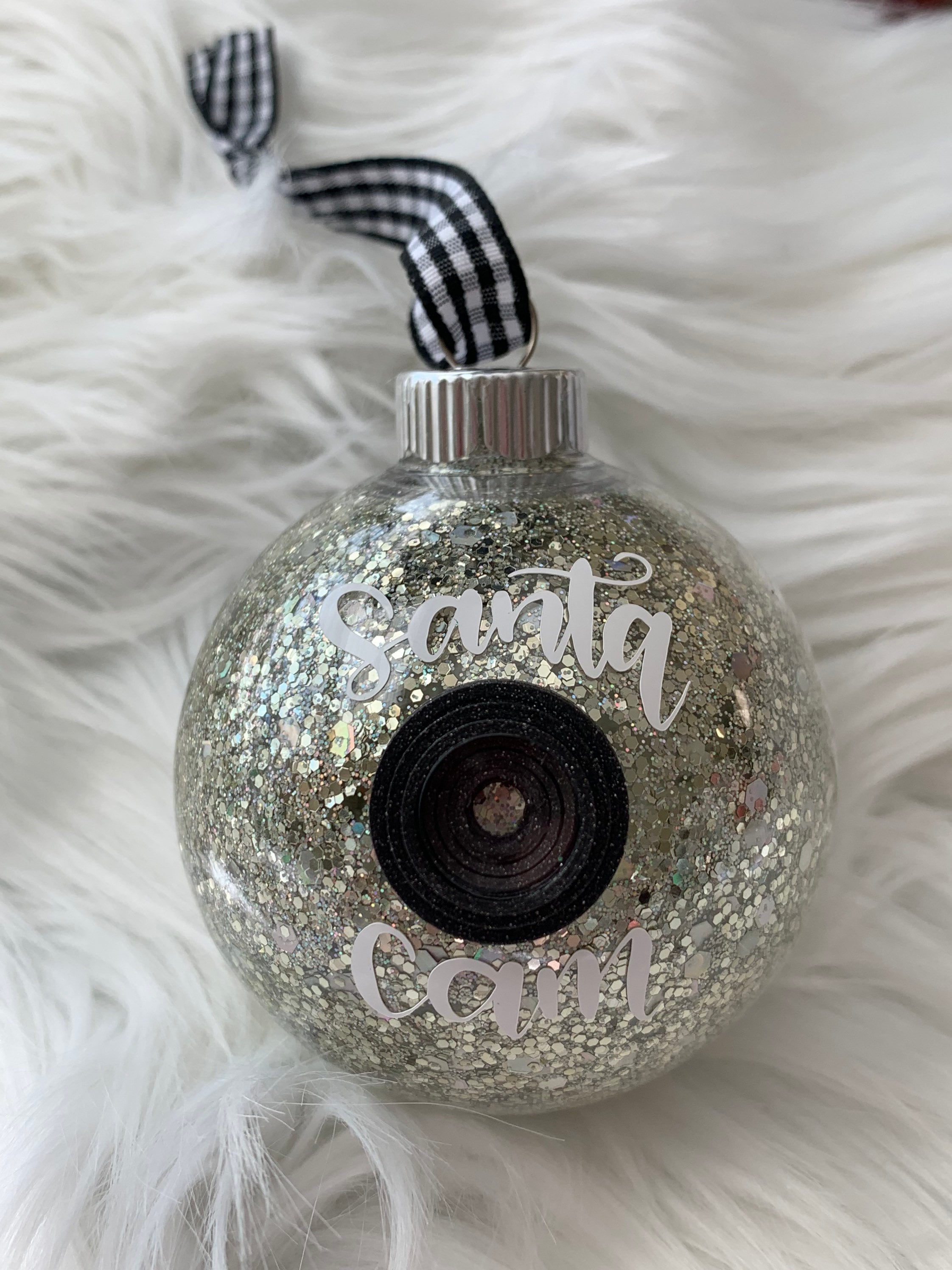 Santa Cam Ornament With Realistic Lens - Etsy