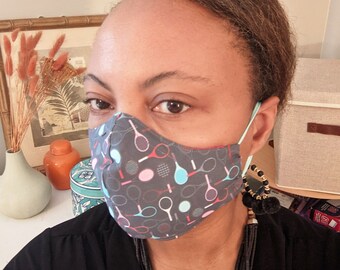 Tennis Face Mask | Etsy