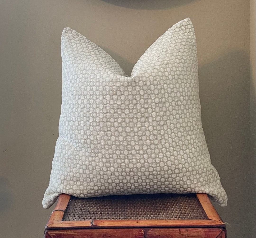 NEW Cream Designer Decorative Pillow Cover Textured Pillow Cover ...