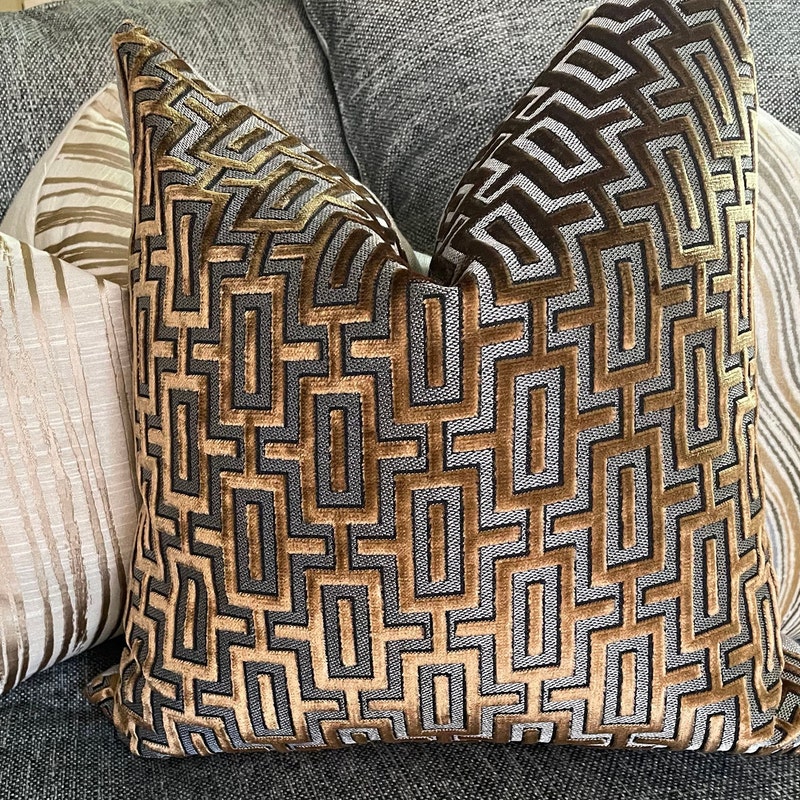 Geometric Velvet Pillow Covers - Etsy