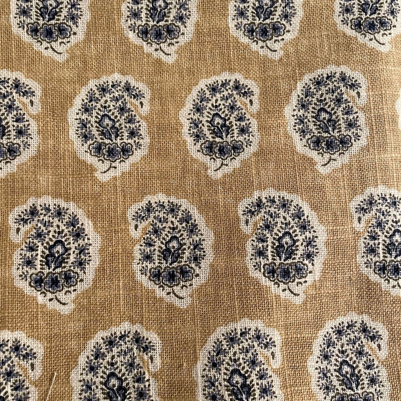 Ochre Print Pillow - Etsy