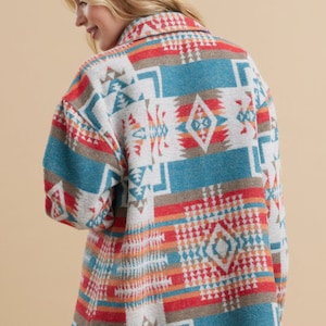 Colorado Shacket Aztec Print Jacket Women Outwear Western Gift New ...