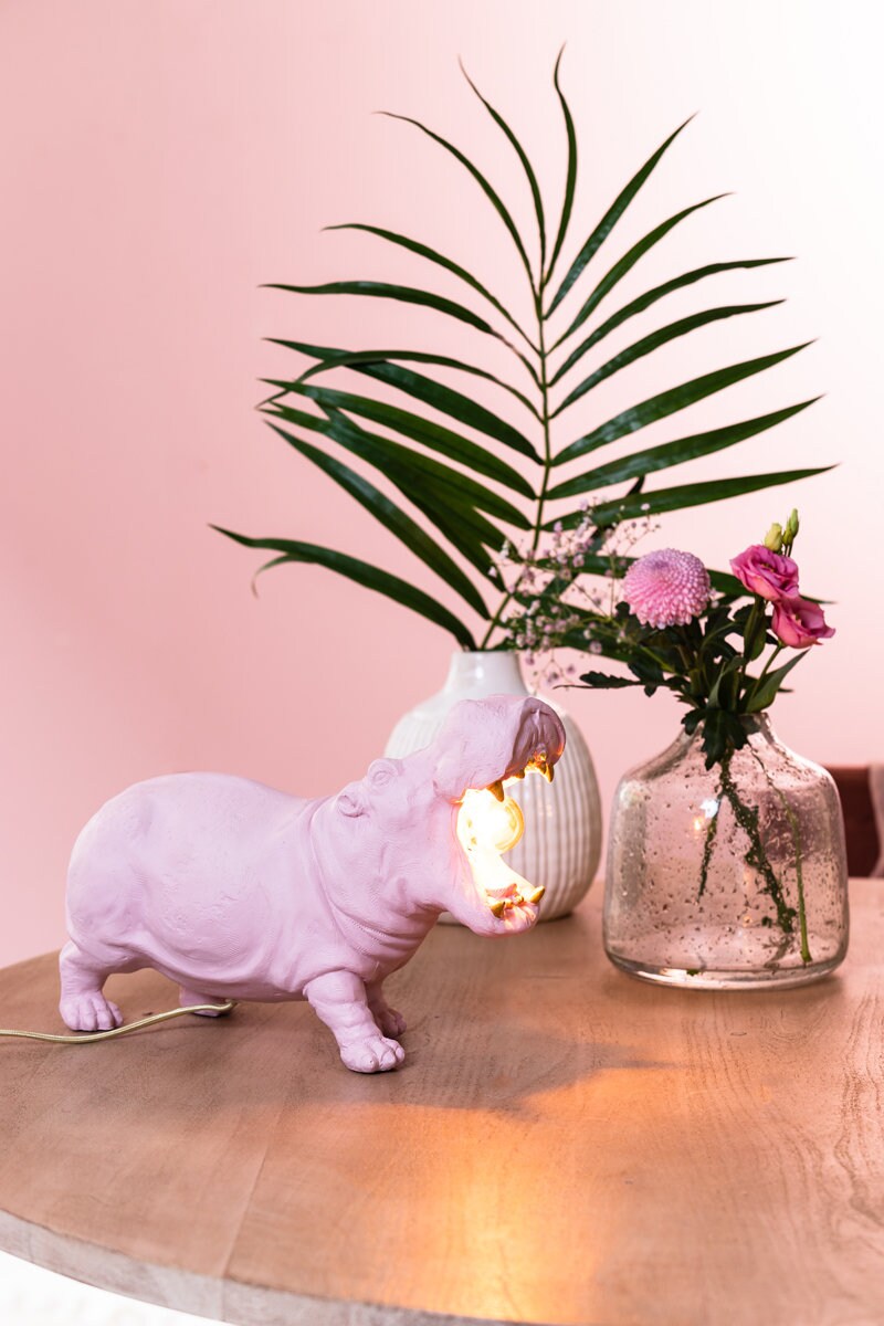 Fabulous Large Hippo Table Light Lamp Funky Gift Quirky - Etsy UK