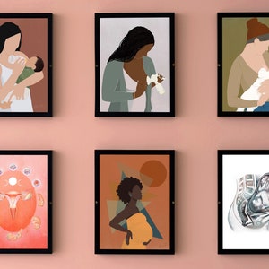 Lactation Art Trio, Lactation Art, Pumping, Breastfeeding, Bottle ...