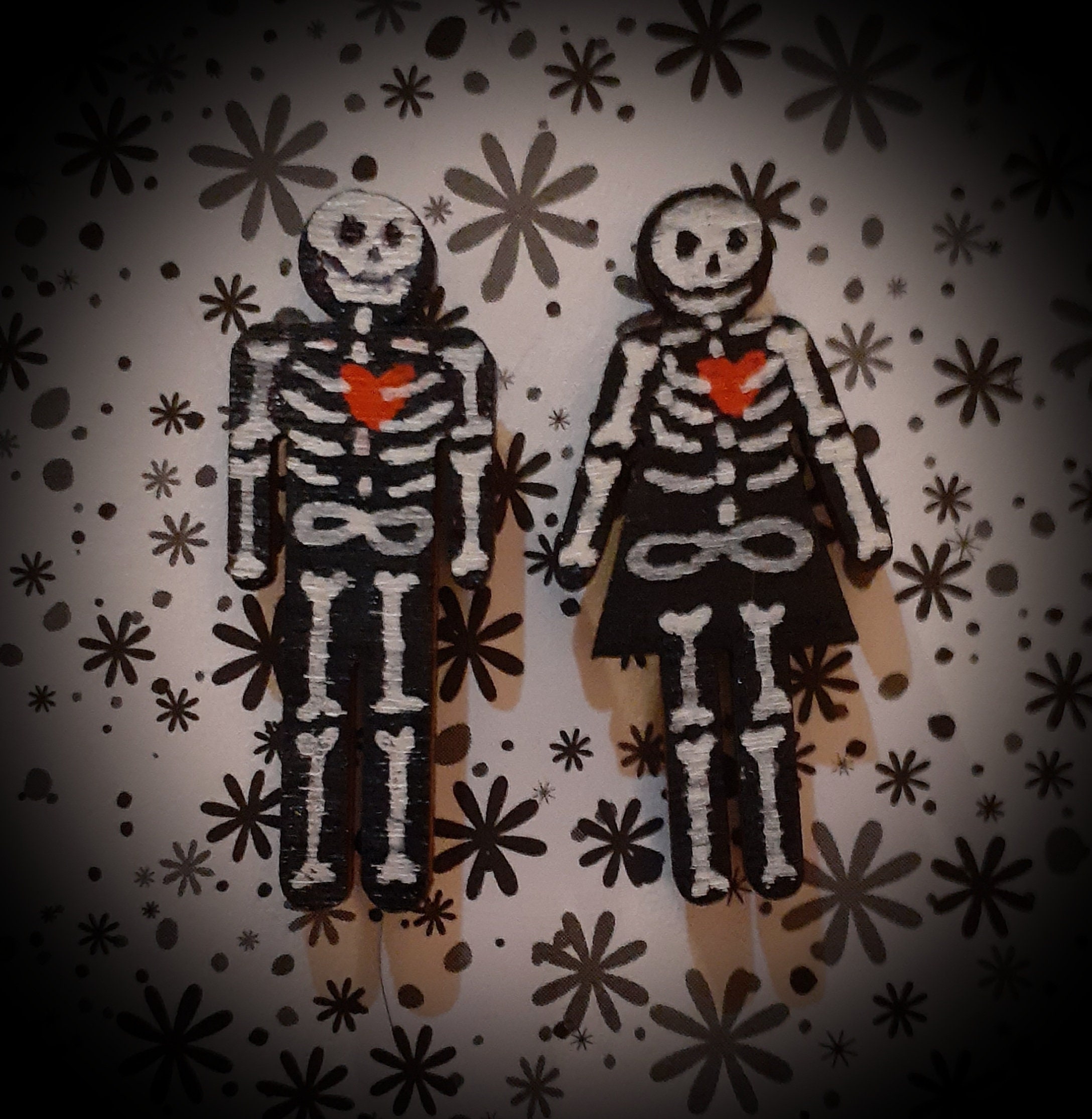 Tiny Skeleton Magnet Set Home & Living Refrigerator Magnets etna.com.pe