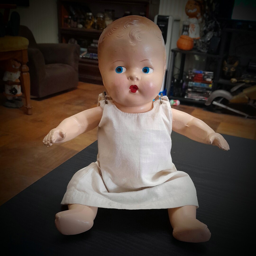 11" Antique Composition Baby Doll (1920s) - Etsy
