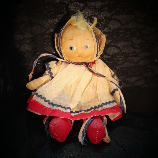 Antique Rag Doll - Etsy