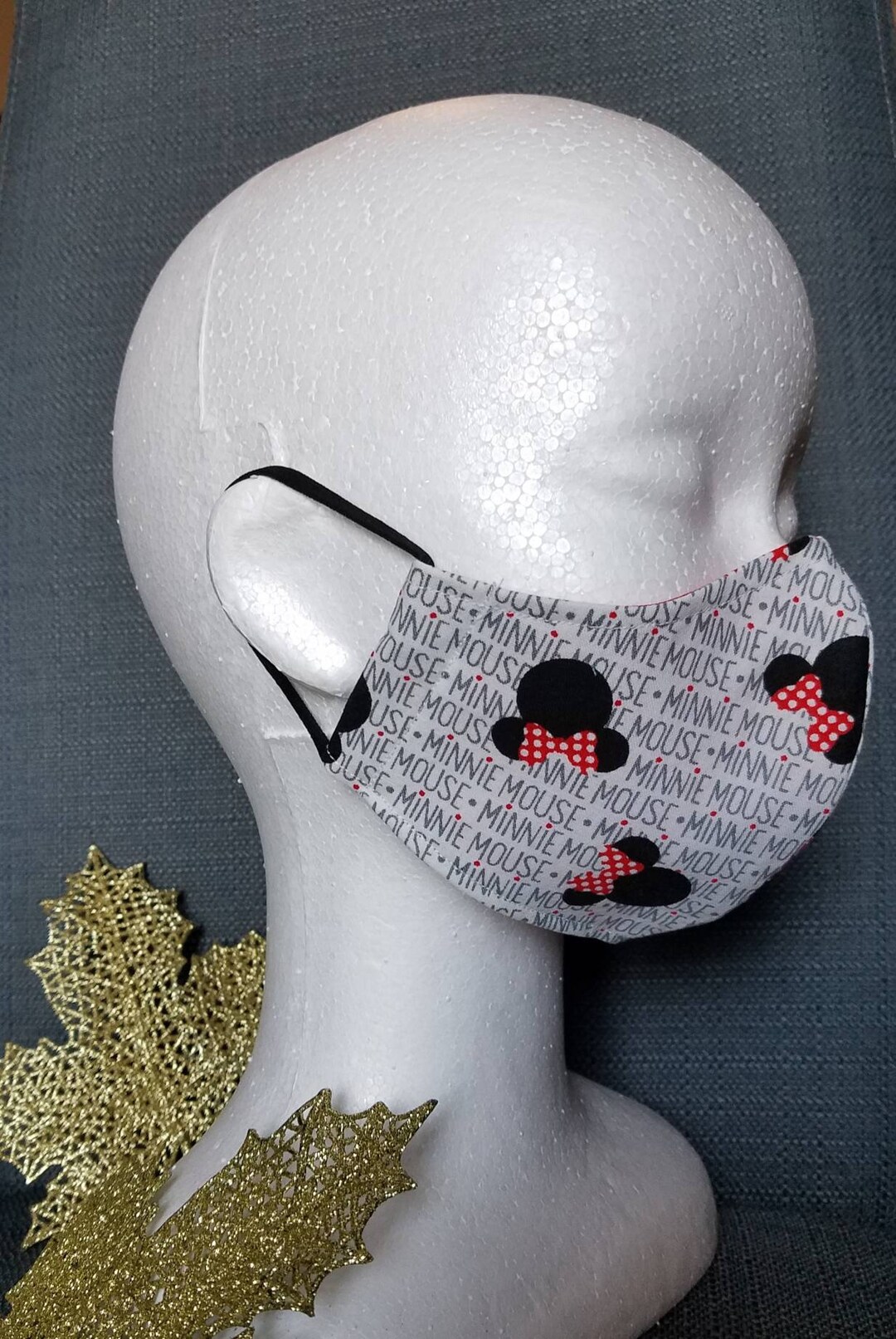 Minnie Mouse-child Medium Face Mask - Etsy