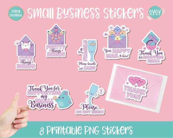 Digital Stickers for Small Business Printable Small Business | Etsy