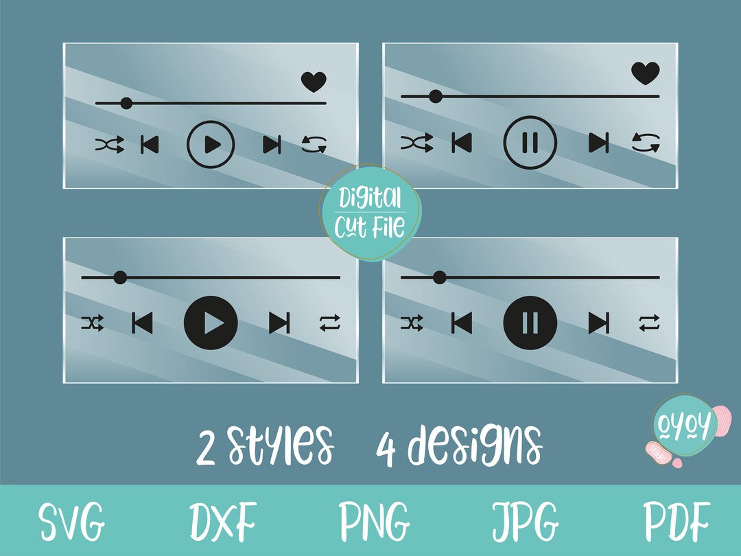 Music Player Svg, Acrylic Song Art Svg, Song Art Svg, Glass Song Art ...