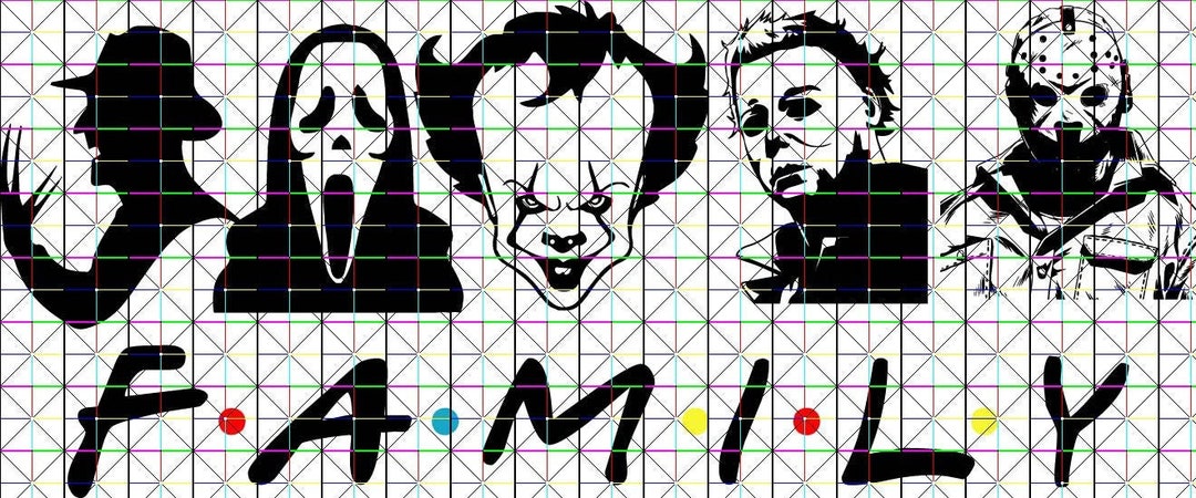 Horror Family SVG - Etsy