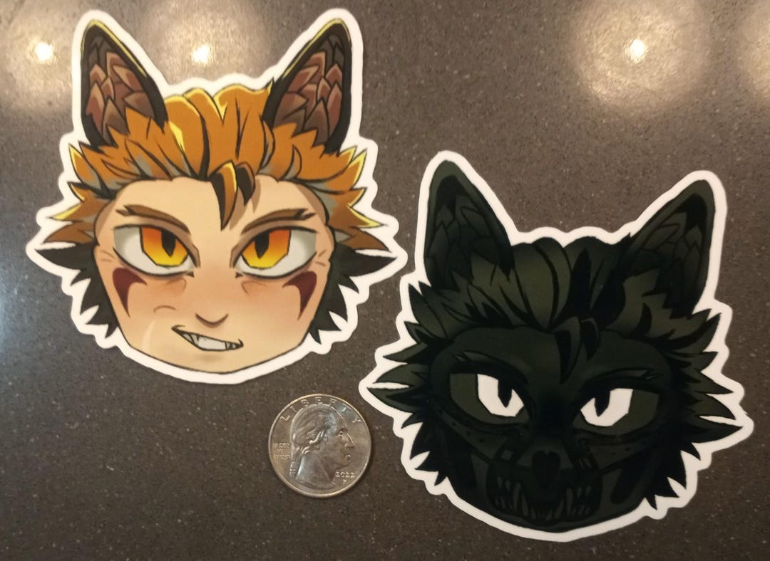 Fox Tpof Stickers - Etsy