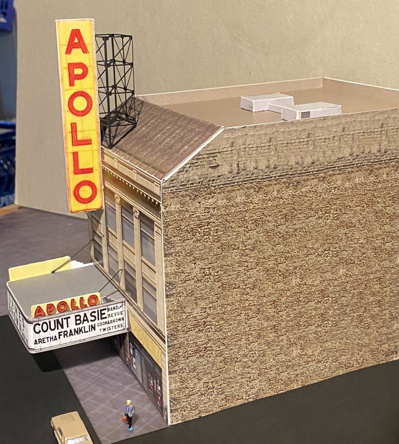 The Apollo Theater - (N Scale 1:160) Model Kit - Etsy