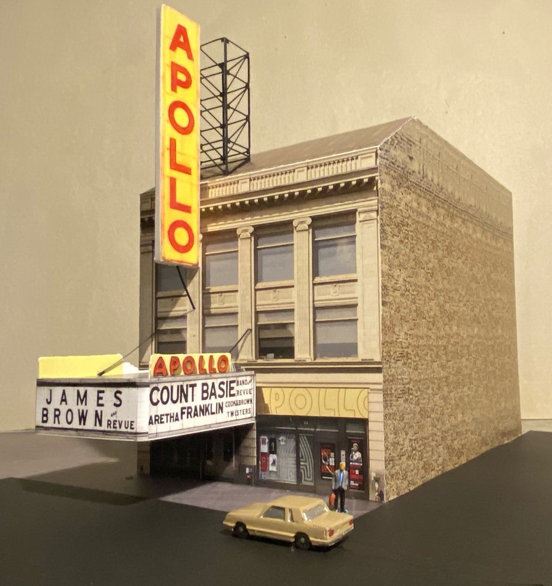 The Apollo Theater - (HO Scale 1:87) Model Kit - Etsy