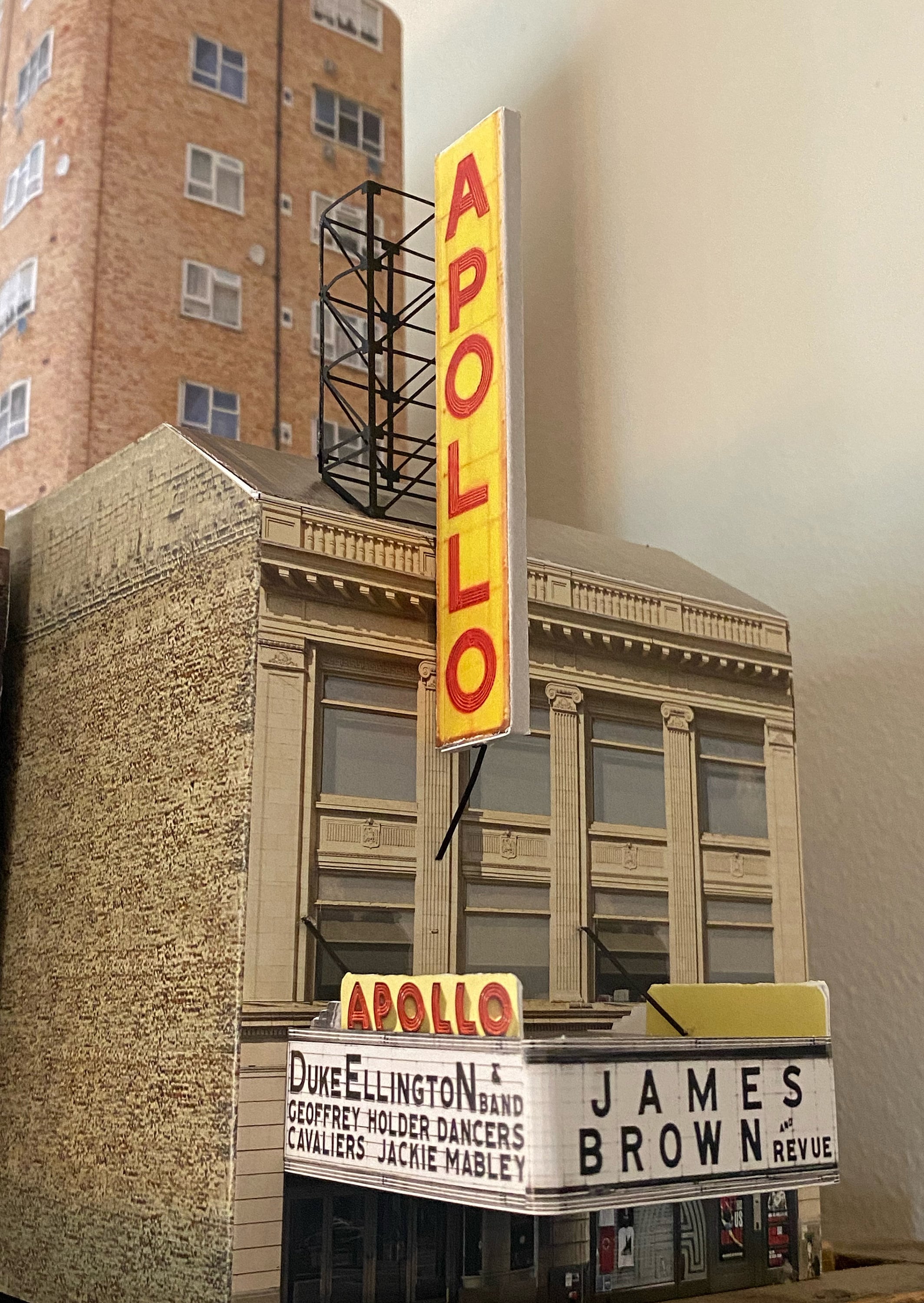 The Apollo Theater - (HO Scale 1:87) Model Kit - Etsy