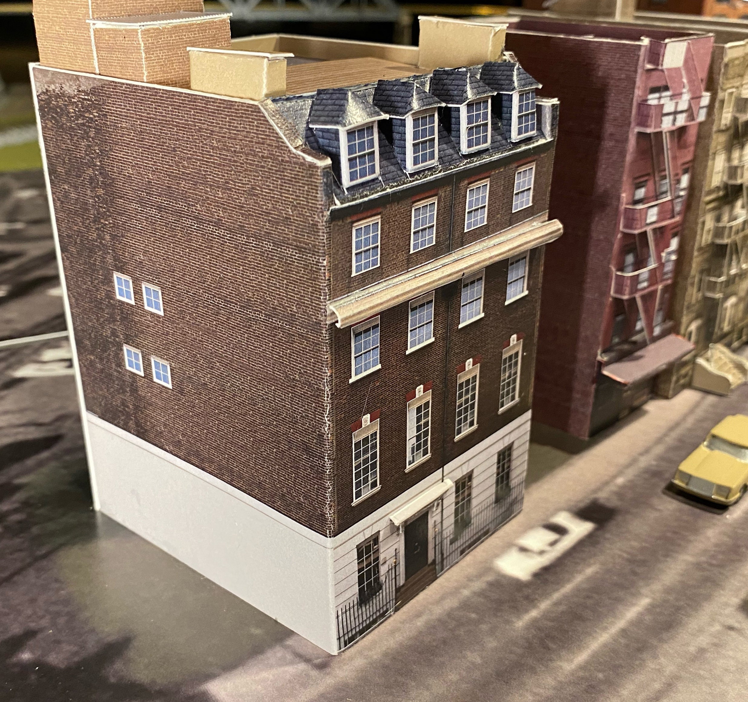 N Scale City Block Kit 5 Five Detailed Model Buildings 1:160 NO ...