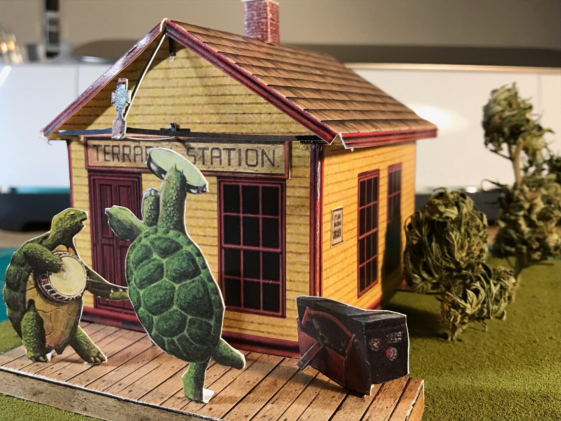 Terrapin Train Stop Scale Model Kit (O, HO and N Scale Choices) - Etsy