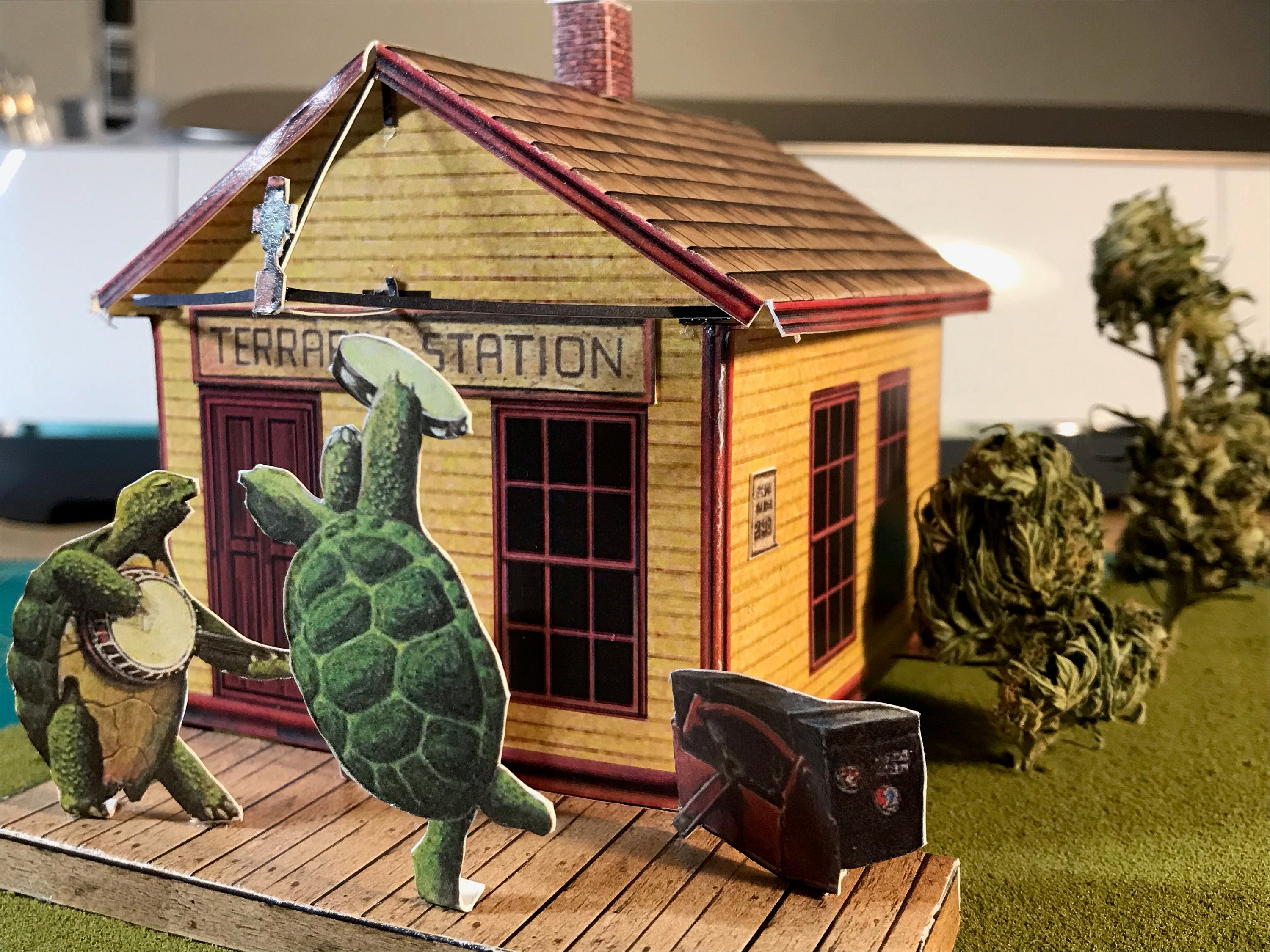 Terrapin Train Stop Scale Model Kit (O, HO and N Scale Choices) - Etsy