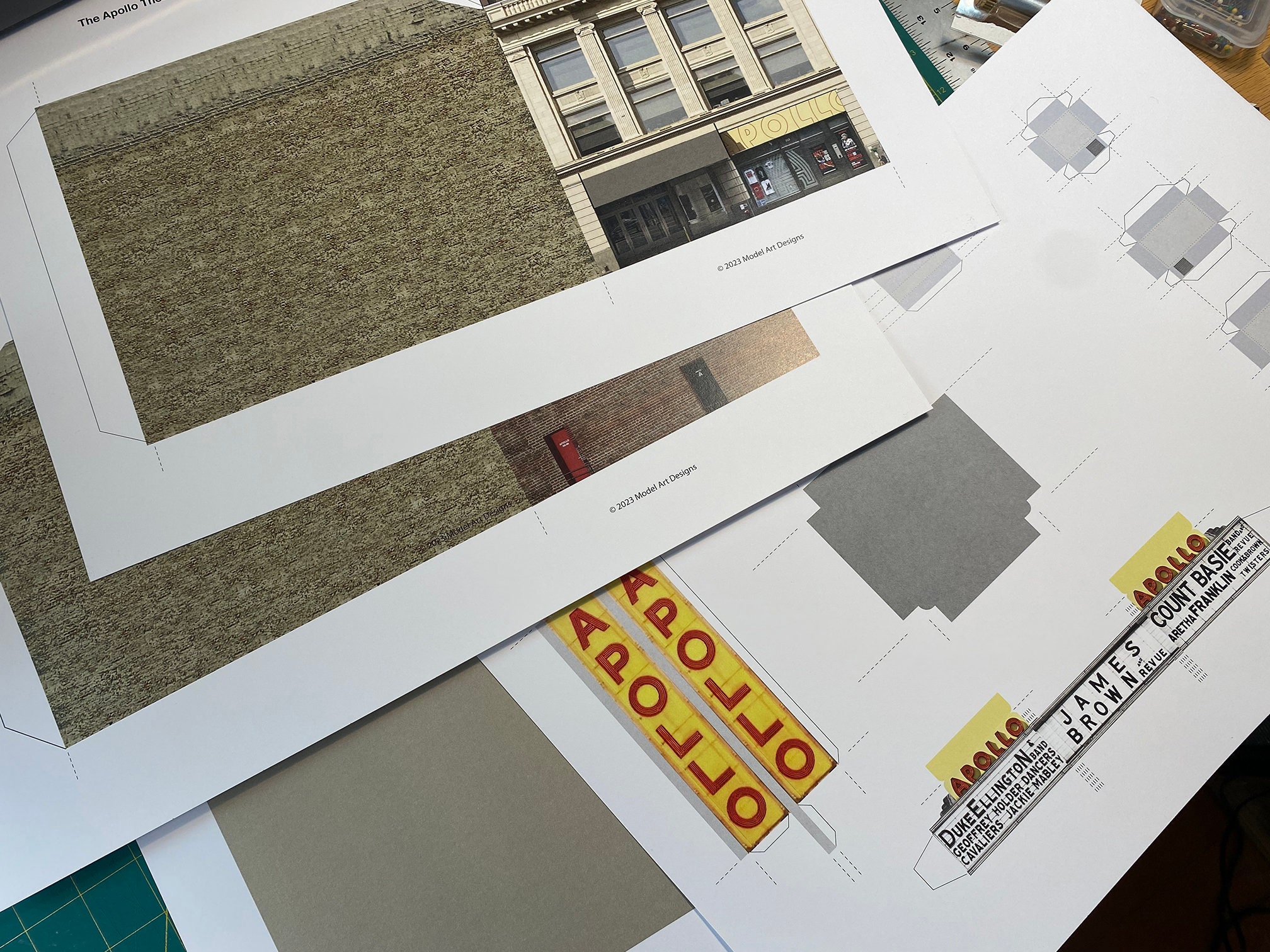 The Apollo Theater - (HO Scale 1:87) Model Kit - Etsy