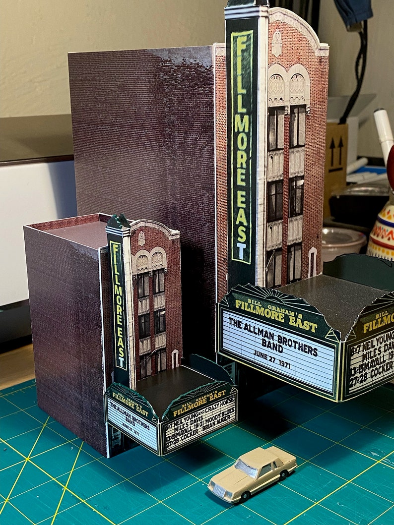 Fillmore East (N Scale), 1:160 Scale Model Kit (new Release!) - Etsy