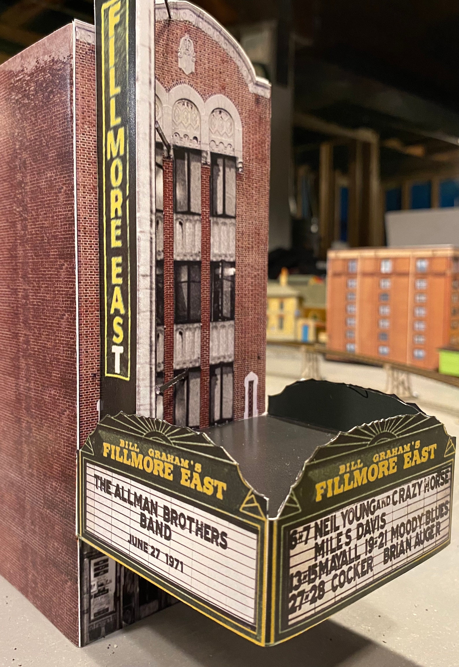 Fillmore East (HO Scale), 1:87 Scale Model Kit - Etsy