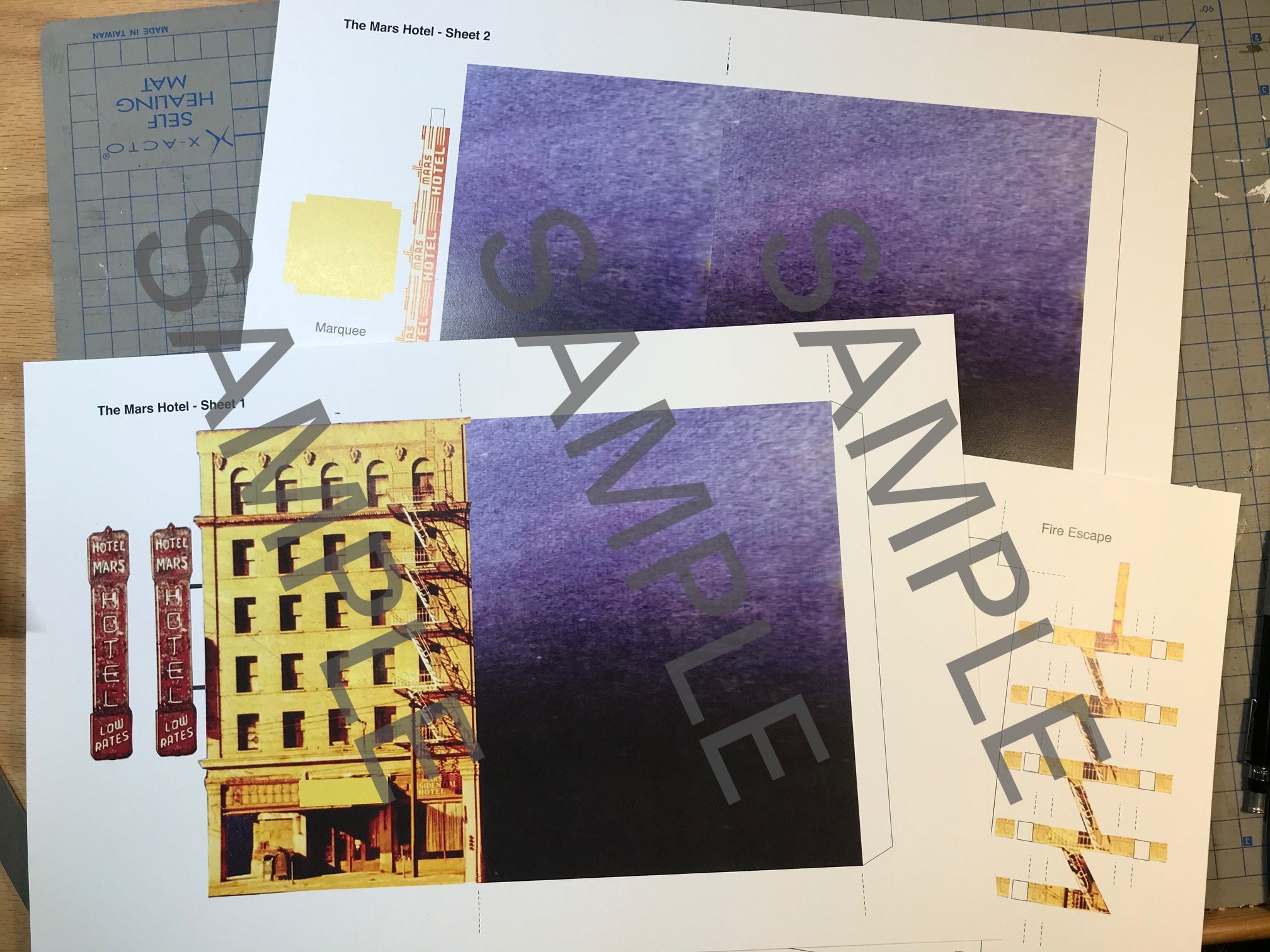 Mars Building HO (1:87) Scale Model Kit - Etsy