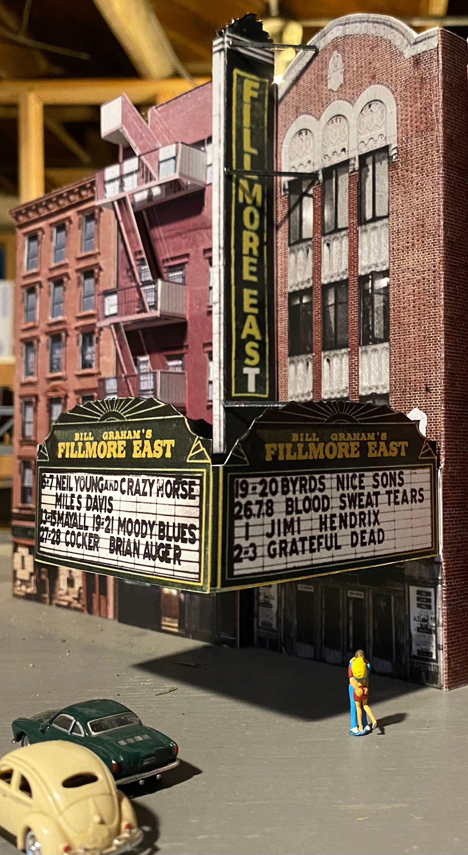 Fillmore East (HO Scale), 1:87 Scale Model Kit - Etsy