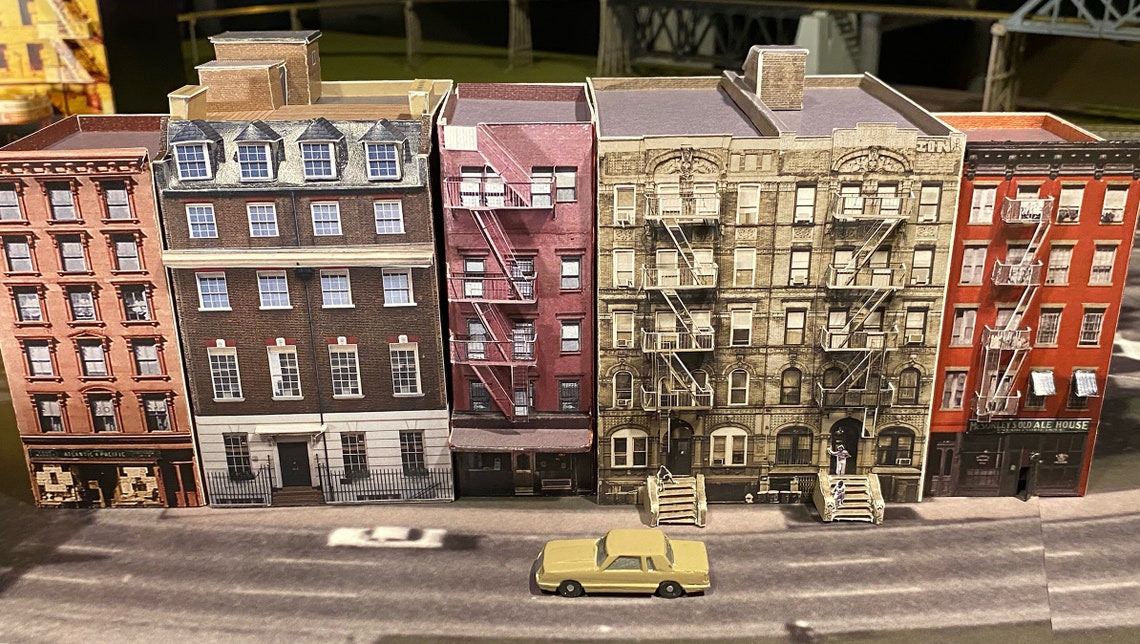 N Scale City Block Kit 5 Five Detailed Model Buildings 1:160 NO ...