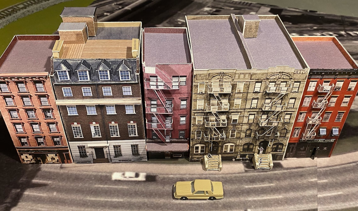 N Scale City Block Kit 5 Five Detailed Model Buildings 1:160 NO ...