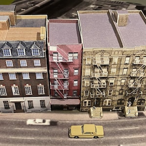 N Scale City Block Kit – (5) Five Detailed Model Buildings (1:160) NO ...