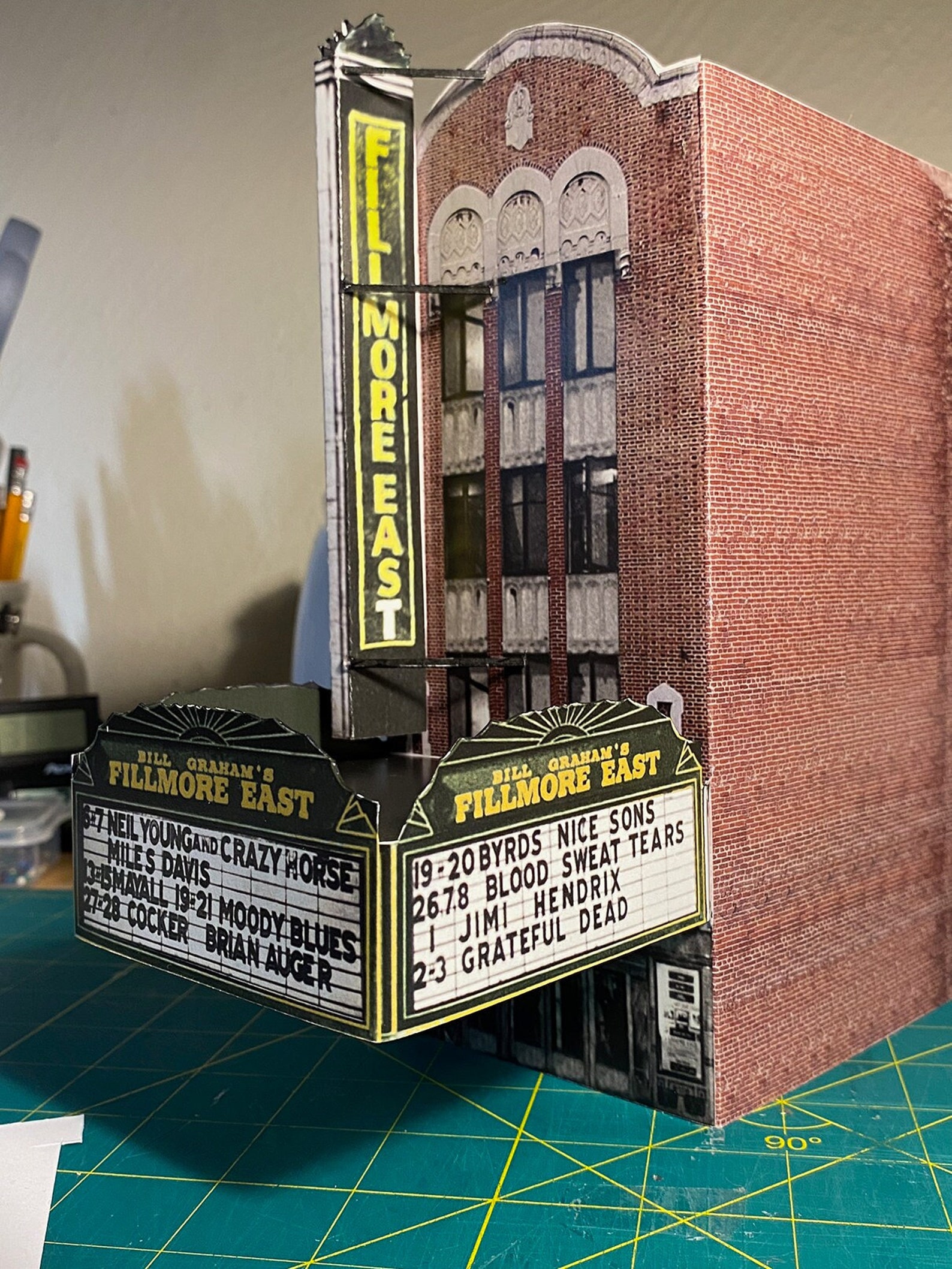Fillmore East (HO Scale), 1:87 Scale Model Kit - Etsy