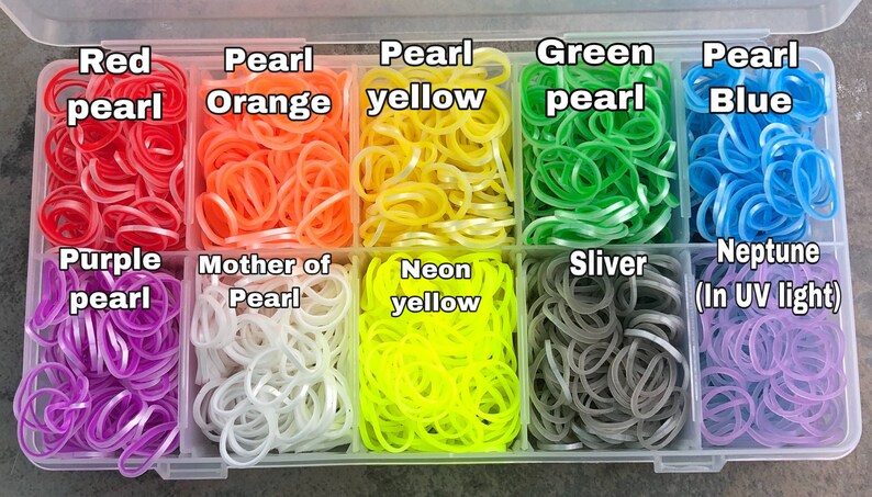 Personalized Inspirational Rainbow Rubber Band Bracelets - Etsy