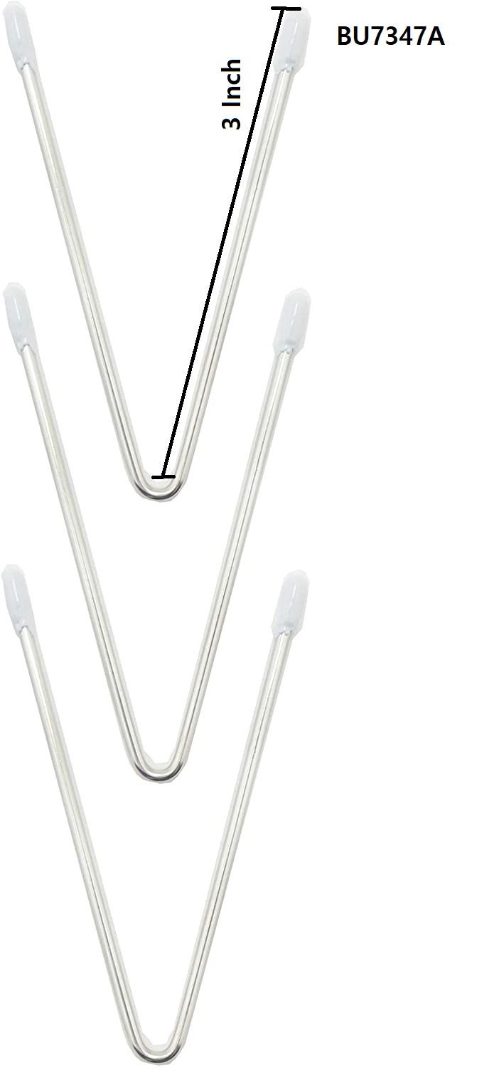 6 Pcs!!! V Separator Wire-white Coated Metal Bra Separators or V Wires ...