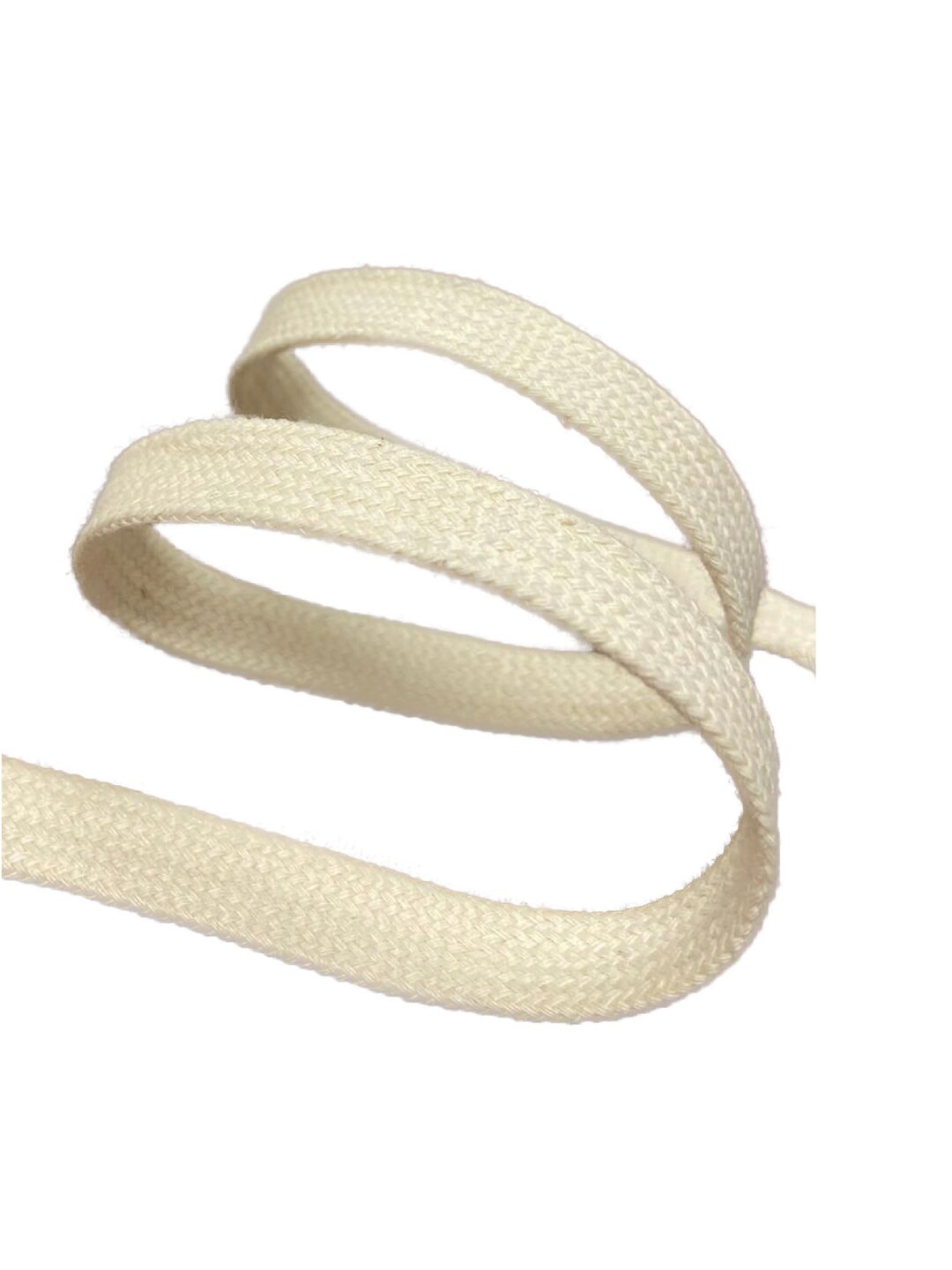 Beyond Trim 3/8" Cotton Black / White Flat Draw String Draw Cord Trim ...