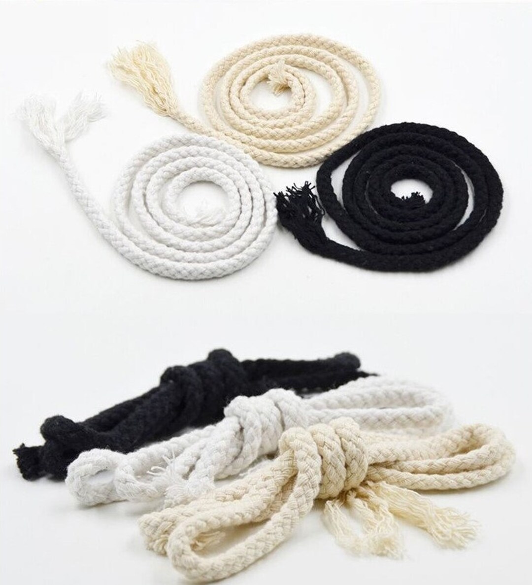 Beyond Cotton Drawstring Cord, BY the YARD, No Core, 1/4 Inch Wide ...