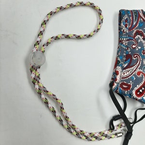 Face Mask String Ties, Mask Chain, Mask Hanger, Mask Necklace, Mask ...