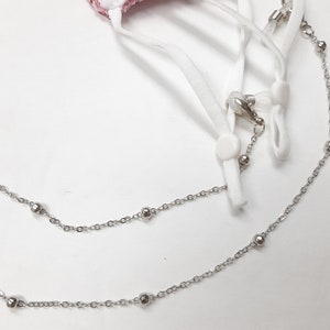 Pearl Mask Hanging Chain, Mask Chain, Face Mask Hanger, Mask Necklace ...