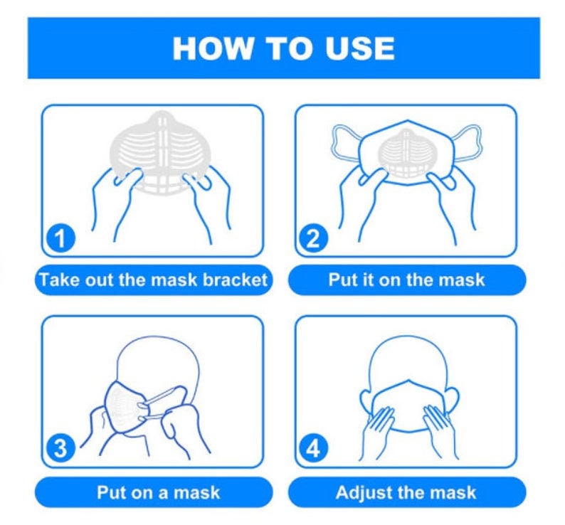 3D Face Bracket for Mask 3PCS PROTECTOR FOR MAKEUP Mask - Etsy