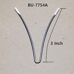 6 Pcs!!! V Separator Wire-white Coated Metal Bra Separators or V Wires ...