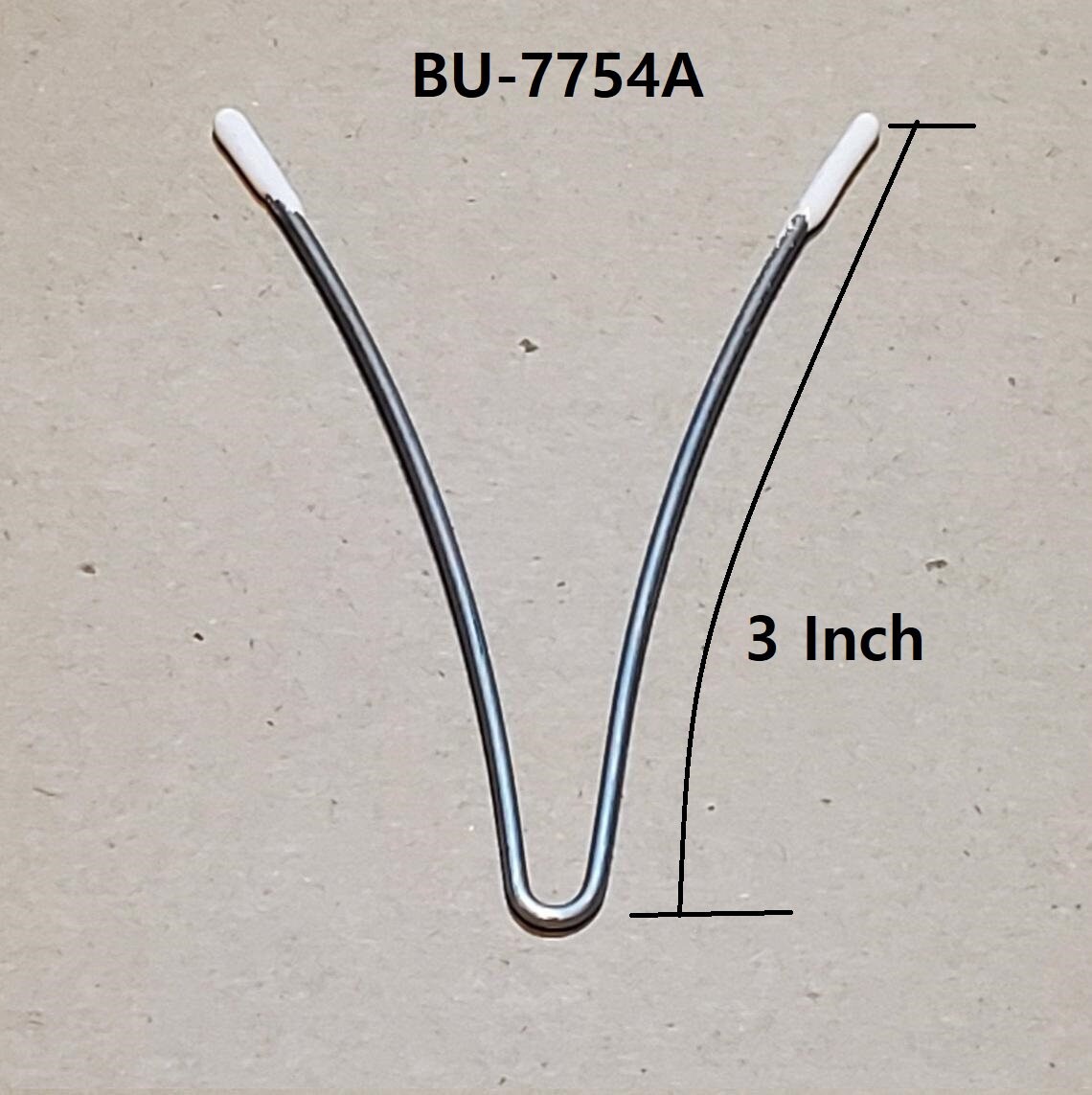 6 Pcs!!! V Separator Wire-white Coated Metal Bra Separators or V Wires ...