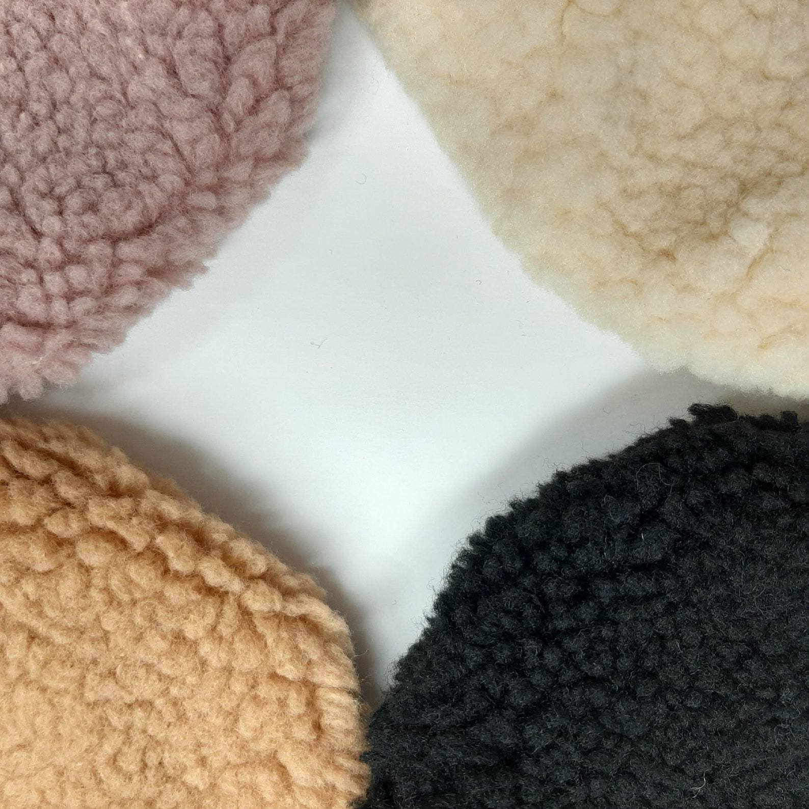 Teddy Bear Faux Fur Sherpa Mask Faux Shearling Mask Faux Fur Sherpa ...