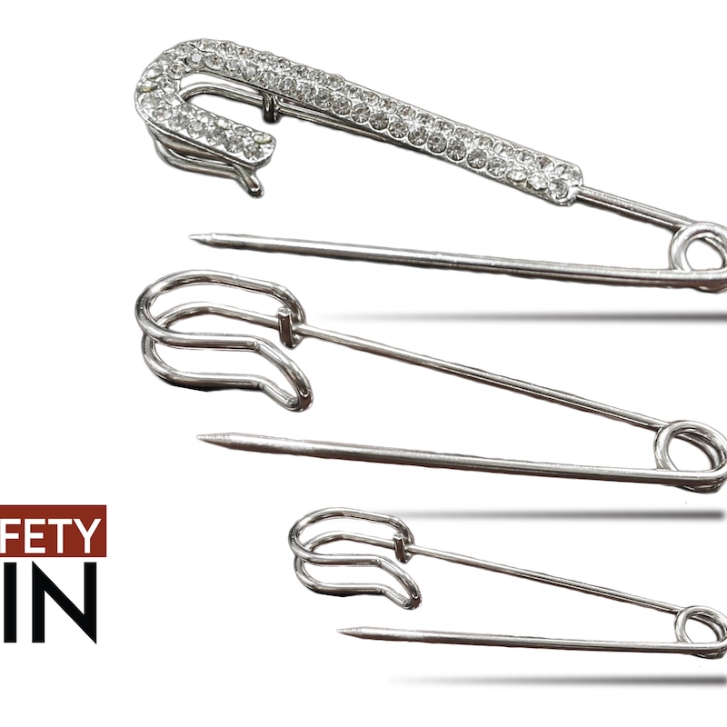 Safety Pin Brooch - Etsy