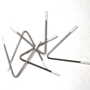 6 Pcs!!! V Separator Wire-white Coated Metal Bra Separators or V Wires ...