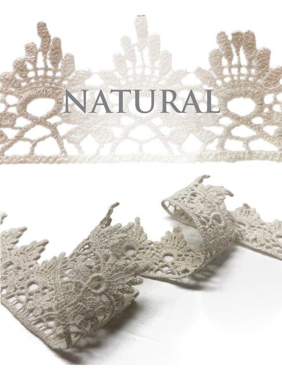 100% COTTON. Lace Trim Crochet Lace Trim Lace Trim Ivory - Etsy