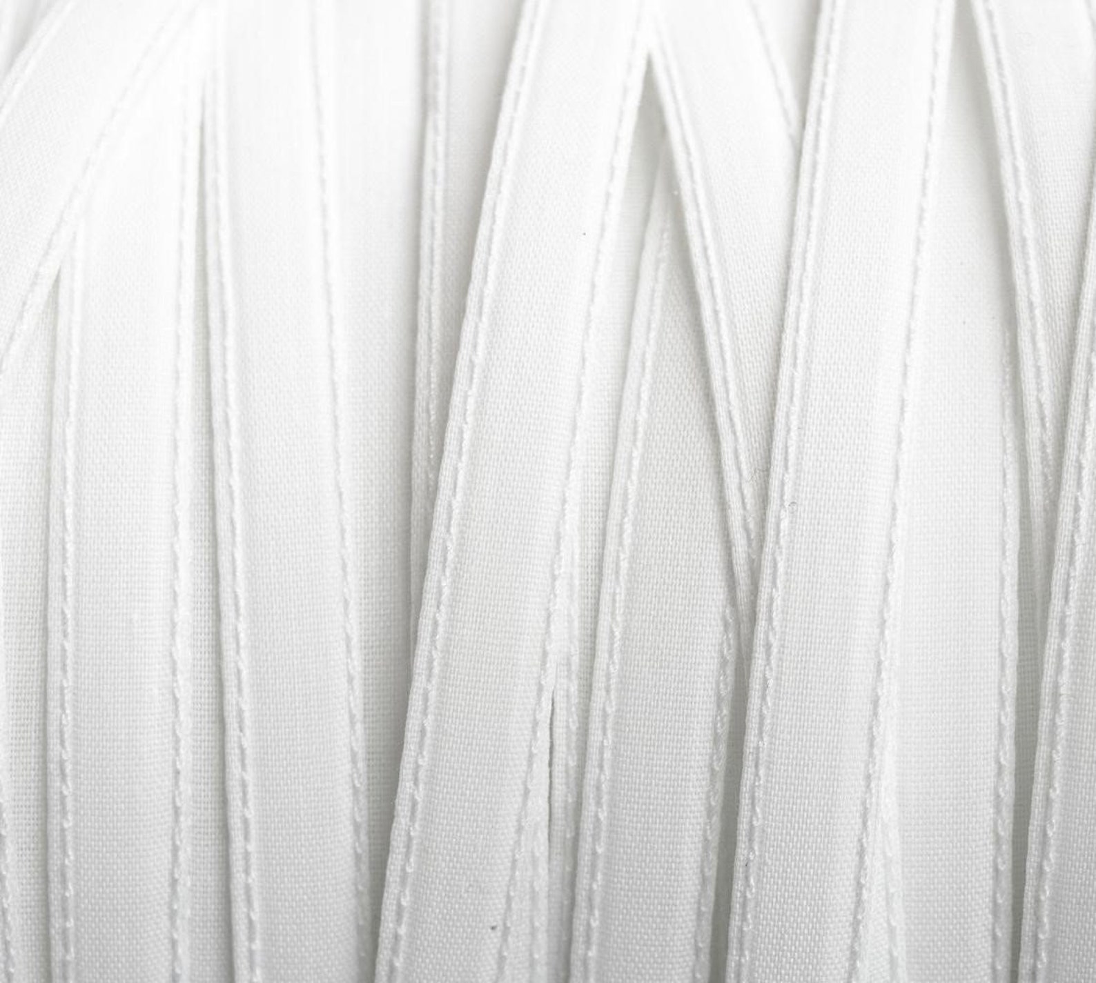 Bias covered boning 1/4 white sewable boning for | Etsy