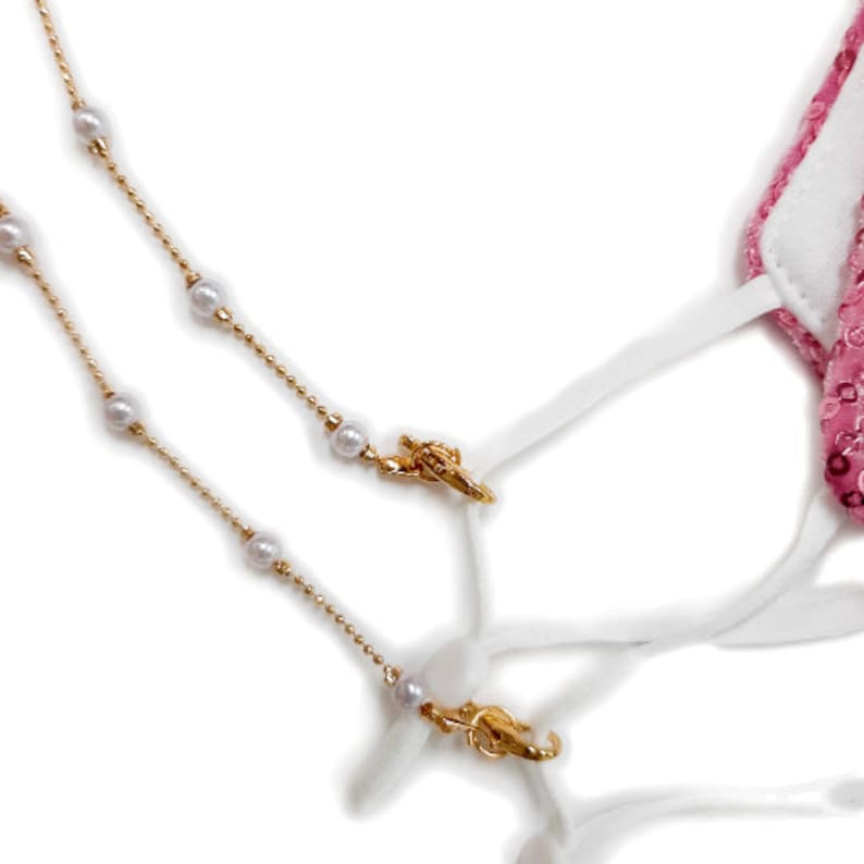 Pearl Mask Hanging Chain Mask Chain Face Mask Hanger Mask - Etsy